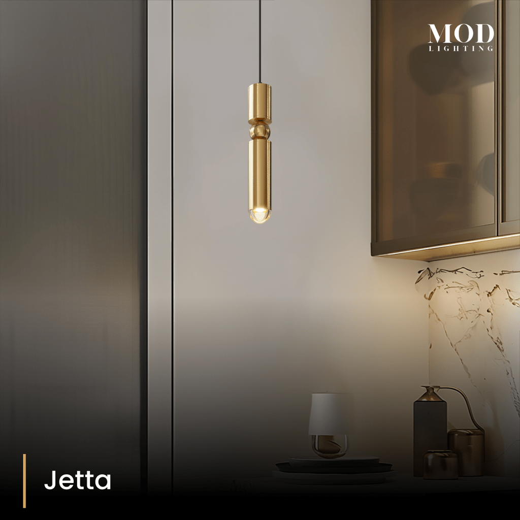 Modern Gold & Crystal , LED Pendant Light | Jetta | MOD Lighting - MOD ...