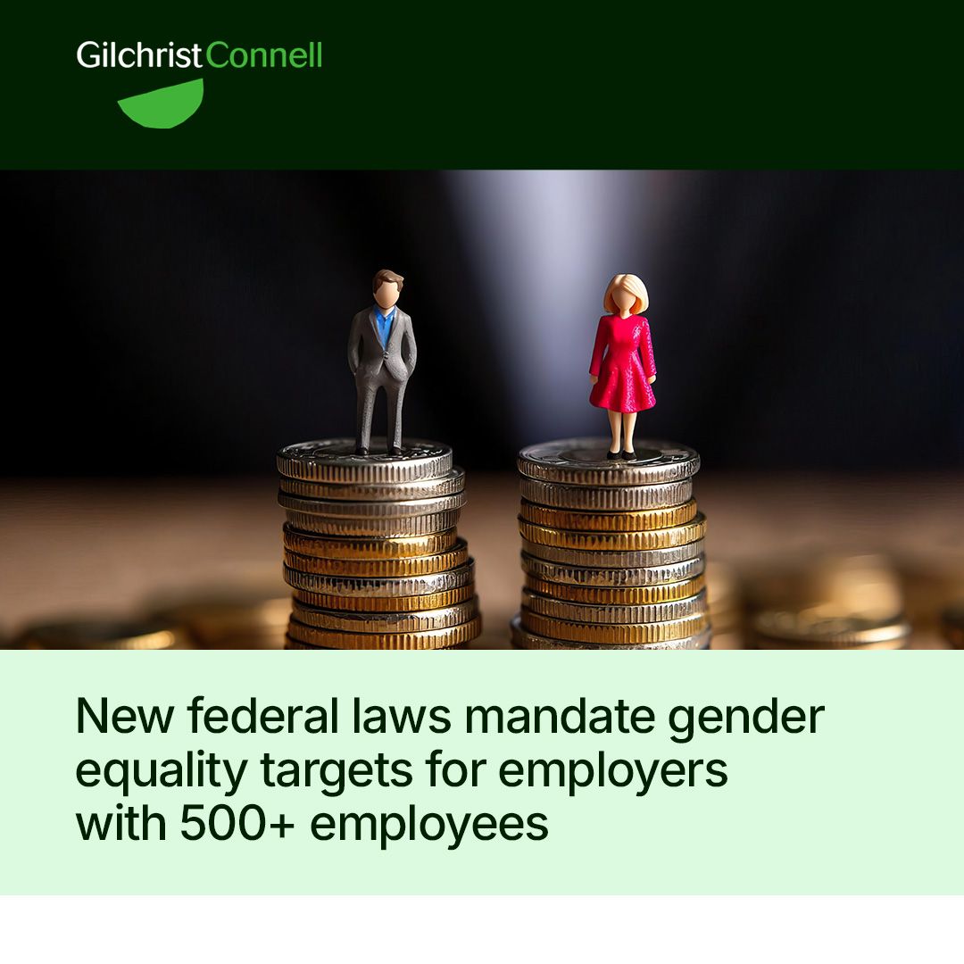 New federal laws mandate gender equality targets for employers with 500 ...