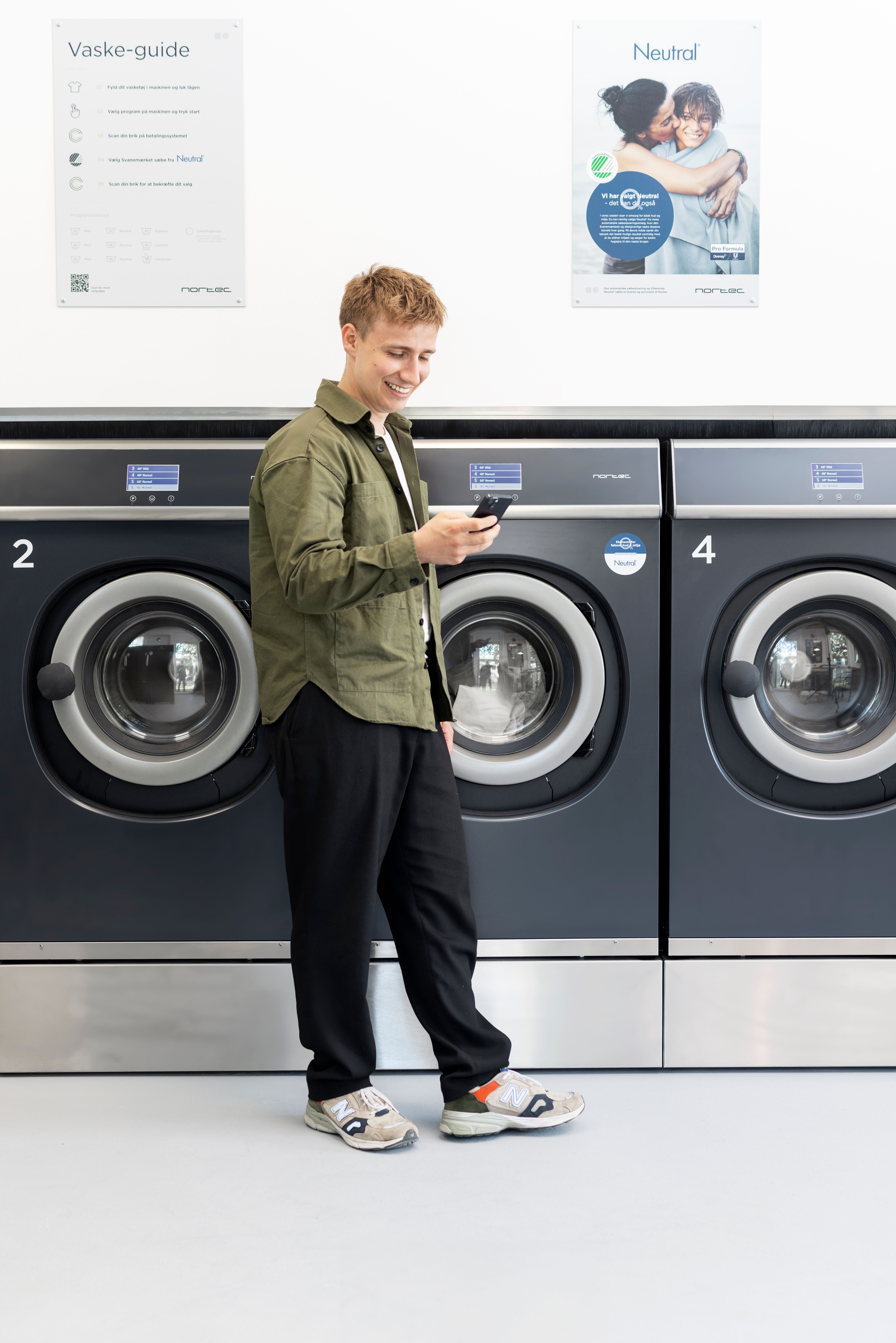 Handle your laundry with your mobile | Nortec