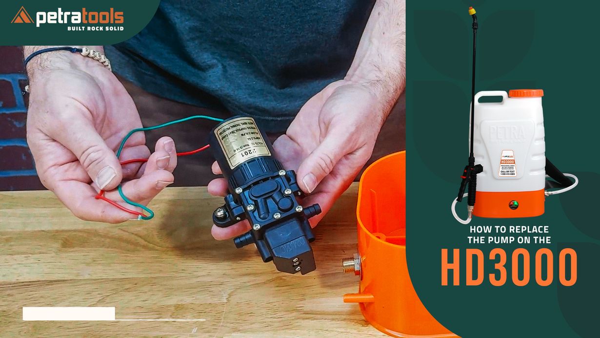 How to Replace the Pump of your HD3000 Sprayer