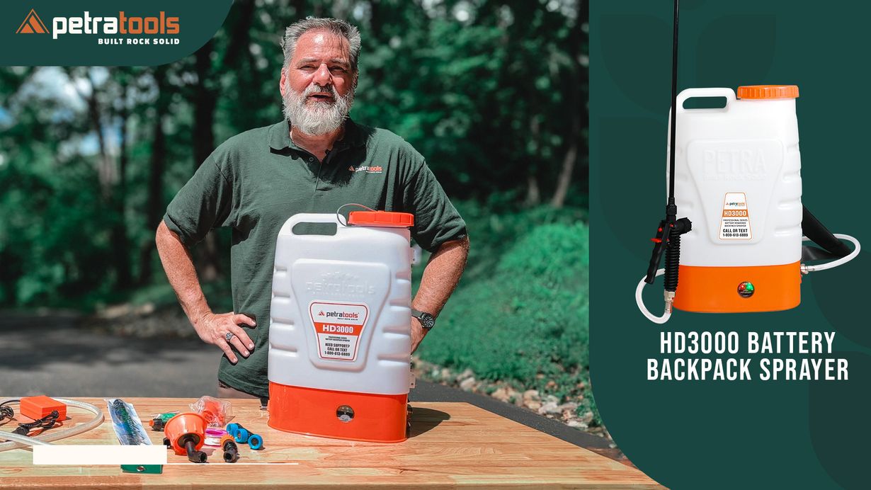 HD3000 Battery-Powered Backpack Sprayer Support Video - PetraTools