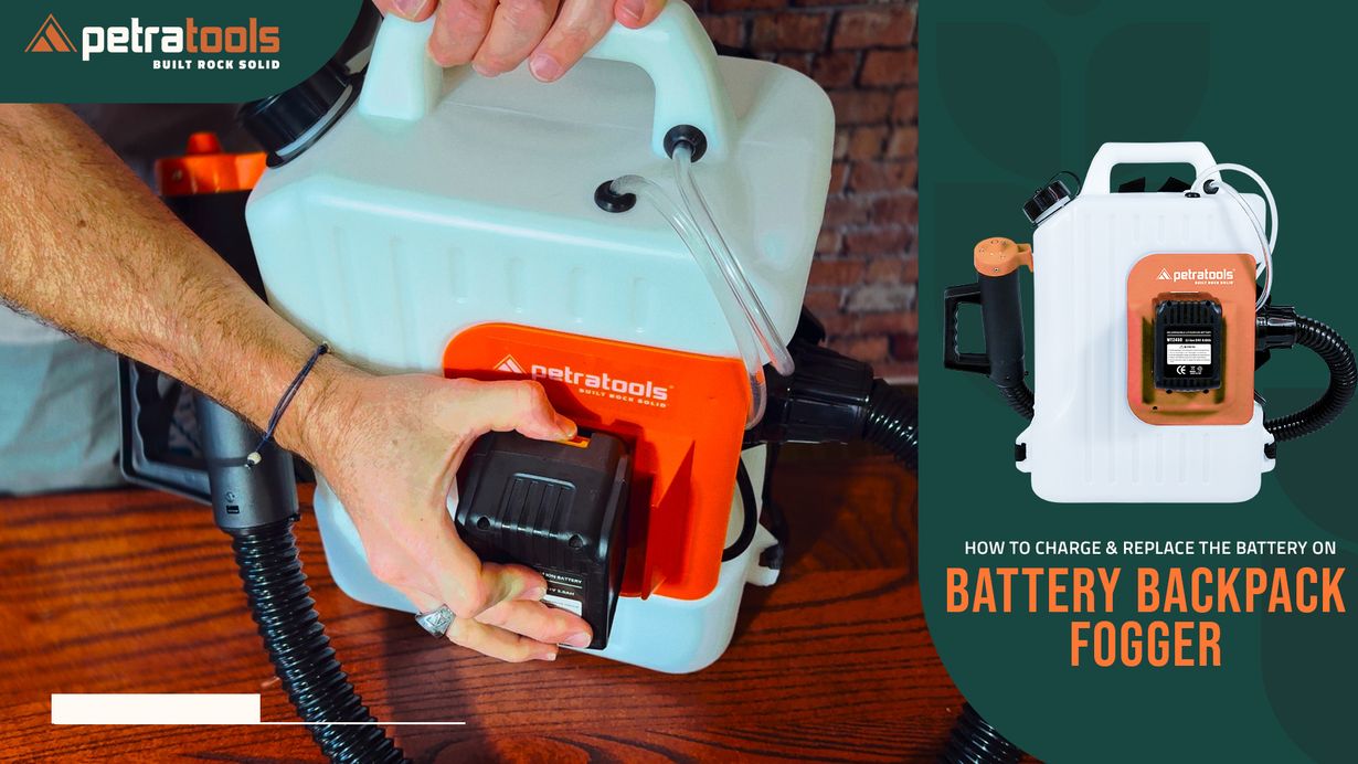 How to Charge and Replace the Battery of your Battery-Powered Fogger