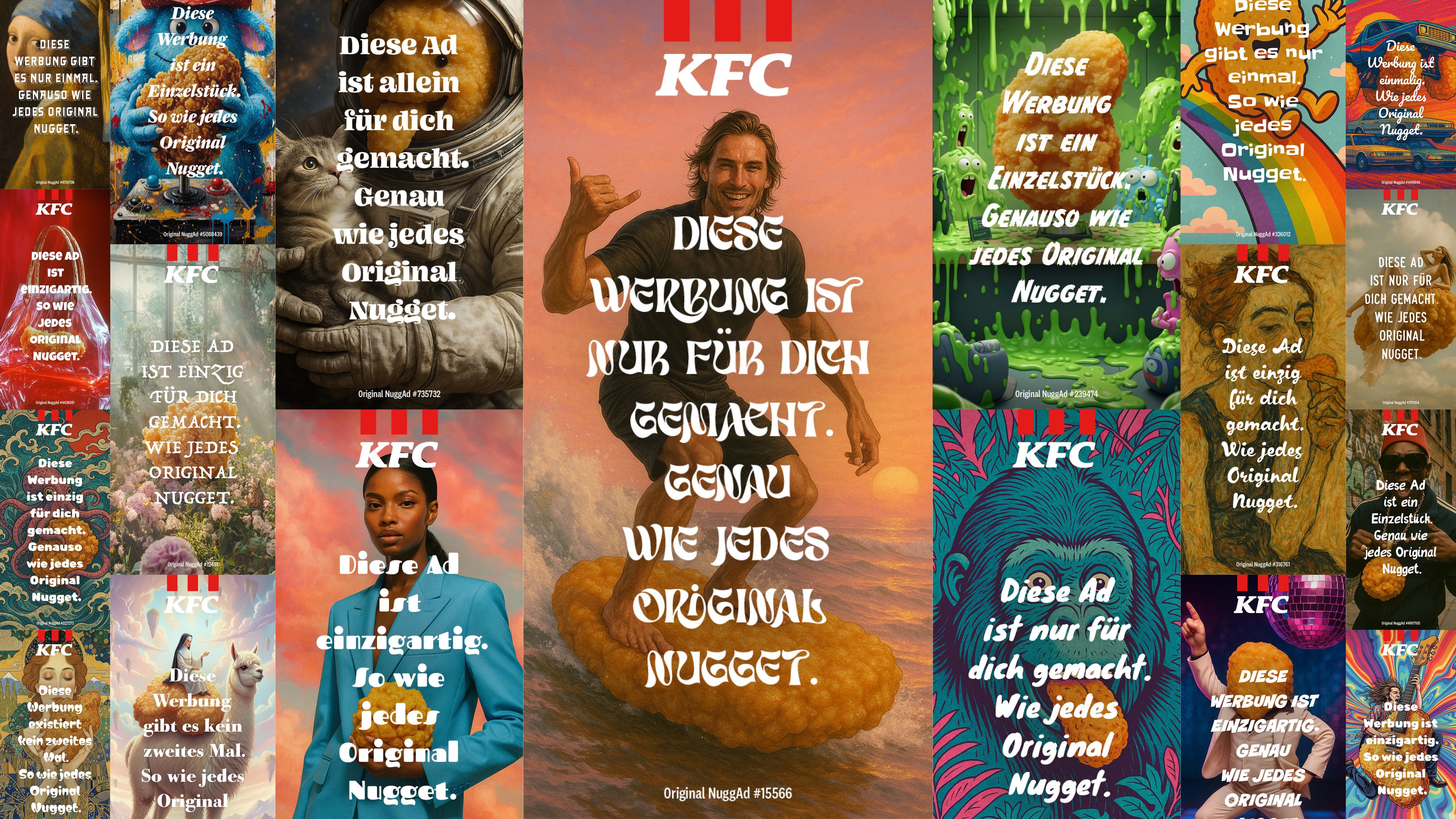 Unikatskampagne: DMB. macht für KFC Original Nuggets ORIGINAL NuggADS ...