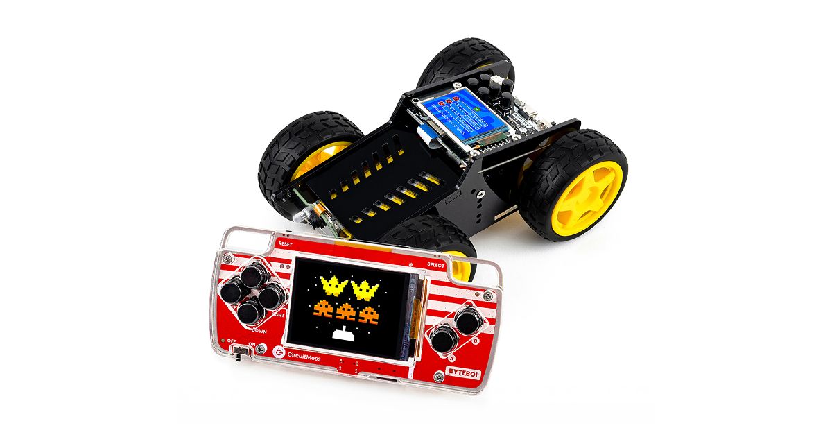 CircuitMess RC Bundle: Build a Robot Car & Game Console