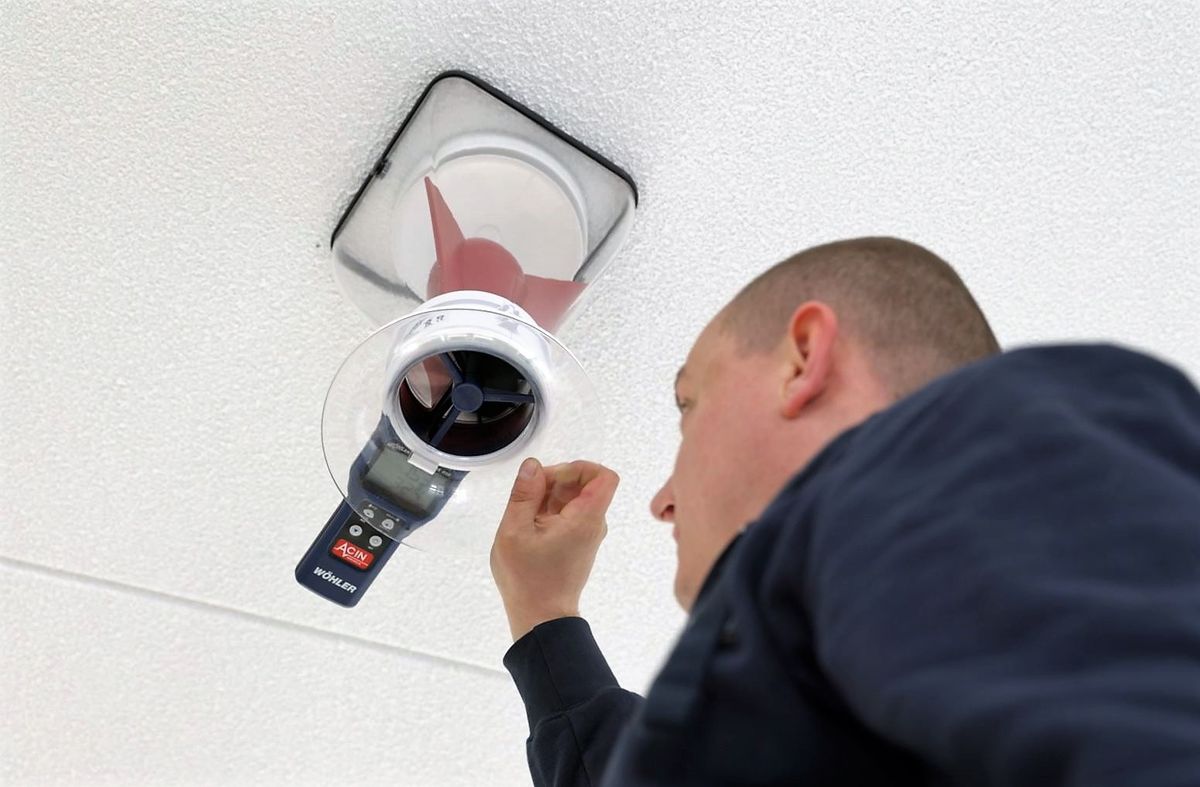 Ventilation flow rate testing made easy