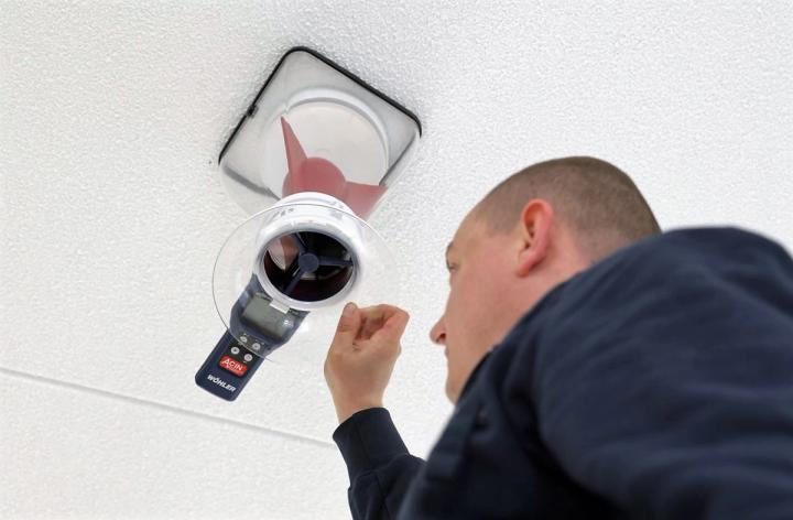 Ventilation flow rate testing made easy