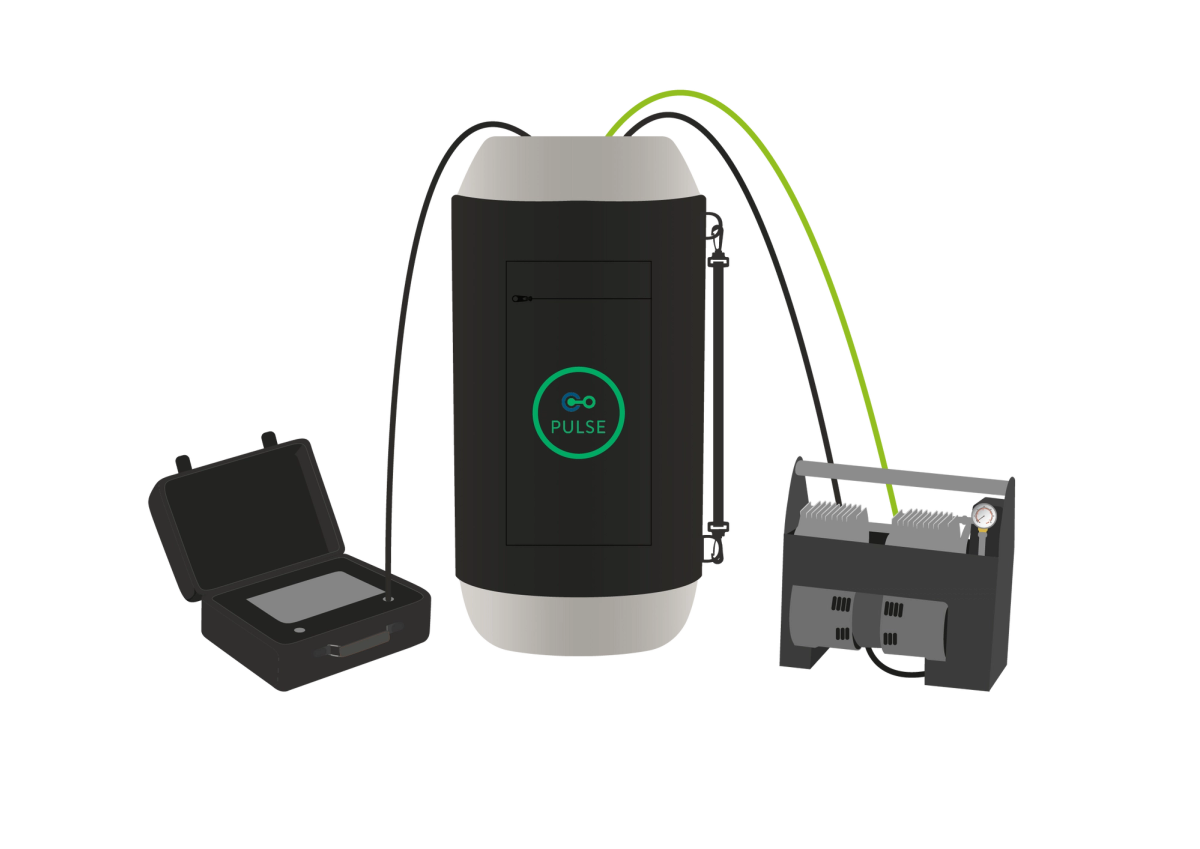 Pulse set for use for air pressure compliance testing