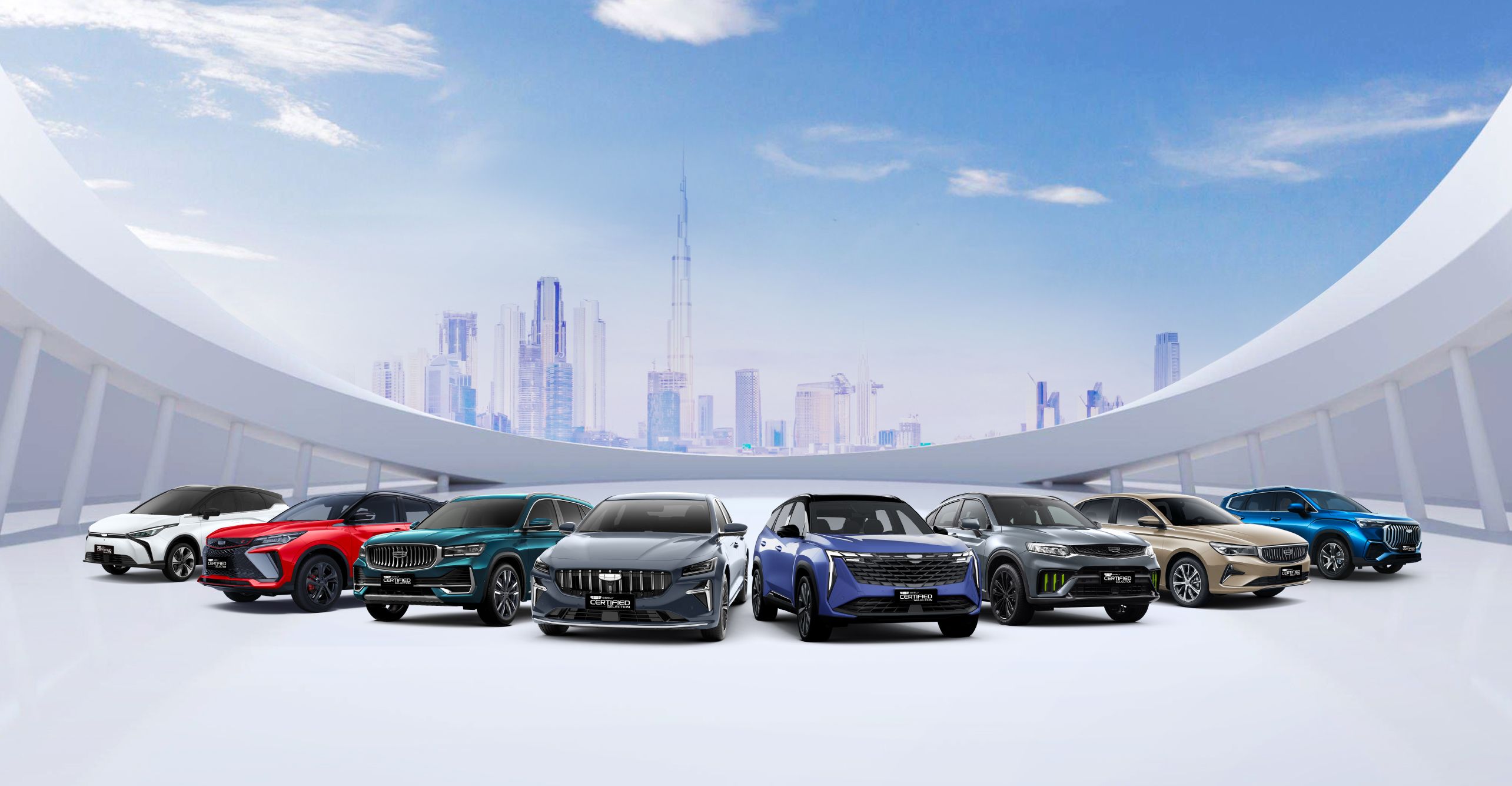 Geely Certified Selection UAE. UNLOCK THE ULTIMATE ASSURANCE