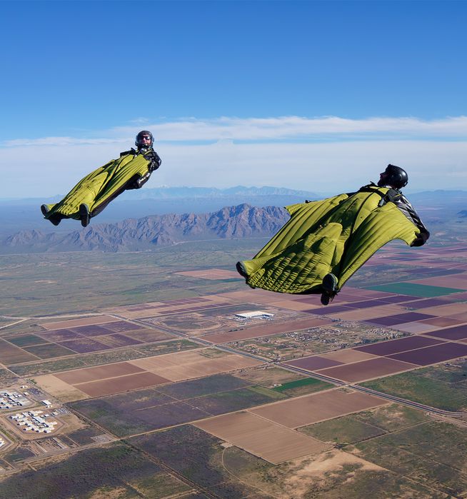 BASE jumping gear: BASE jumping parachute: Creature | Squirrel