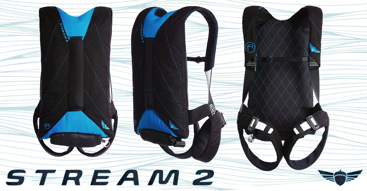 BASE jumping equipment: BASE Jumping harness container Stream 2 | Squirrel