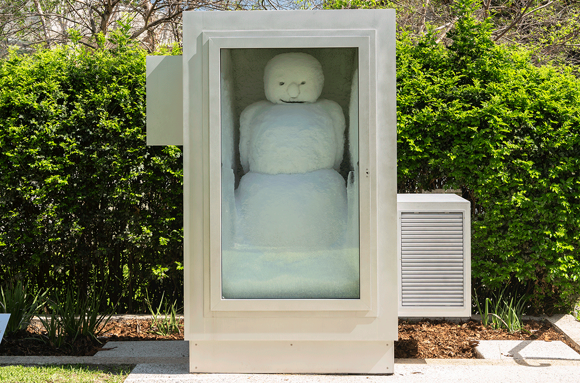Snowman makes Brisbane its home in the QAG Sculpture Courtyard – QAGOMA ...