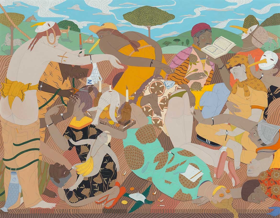 Fine Lines: Meticulous brushwork in figurative painting – QAGOMA ...
