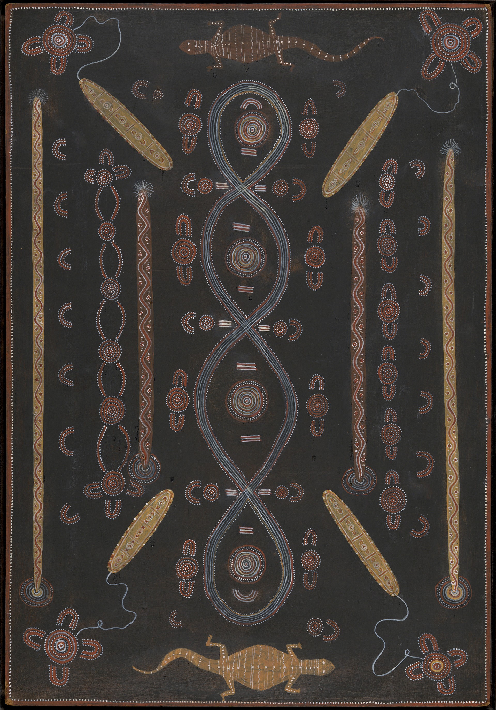 The Goanna, one of the traditional Dreaming stories – QAGOMA Stories ...