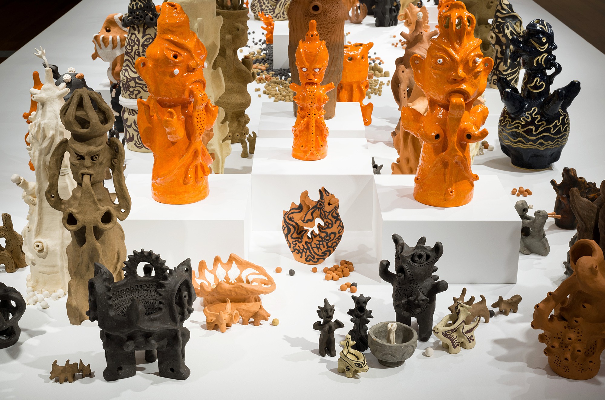 Go behind-the-scenes as we install the Vomit Girl Project – QAGOMA ...