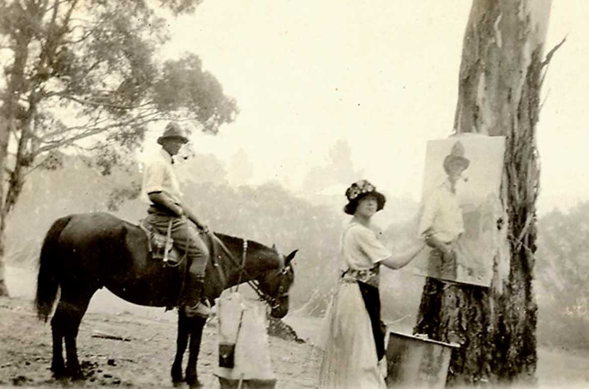 Accomplished & capable — Hilda Rix Nicholas ‘The fair musterer ...
