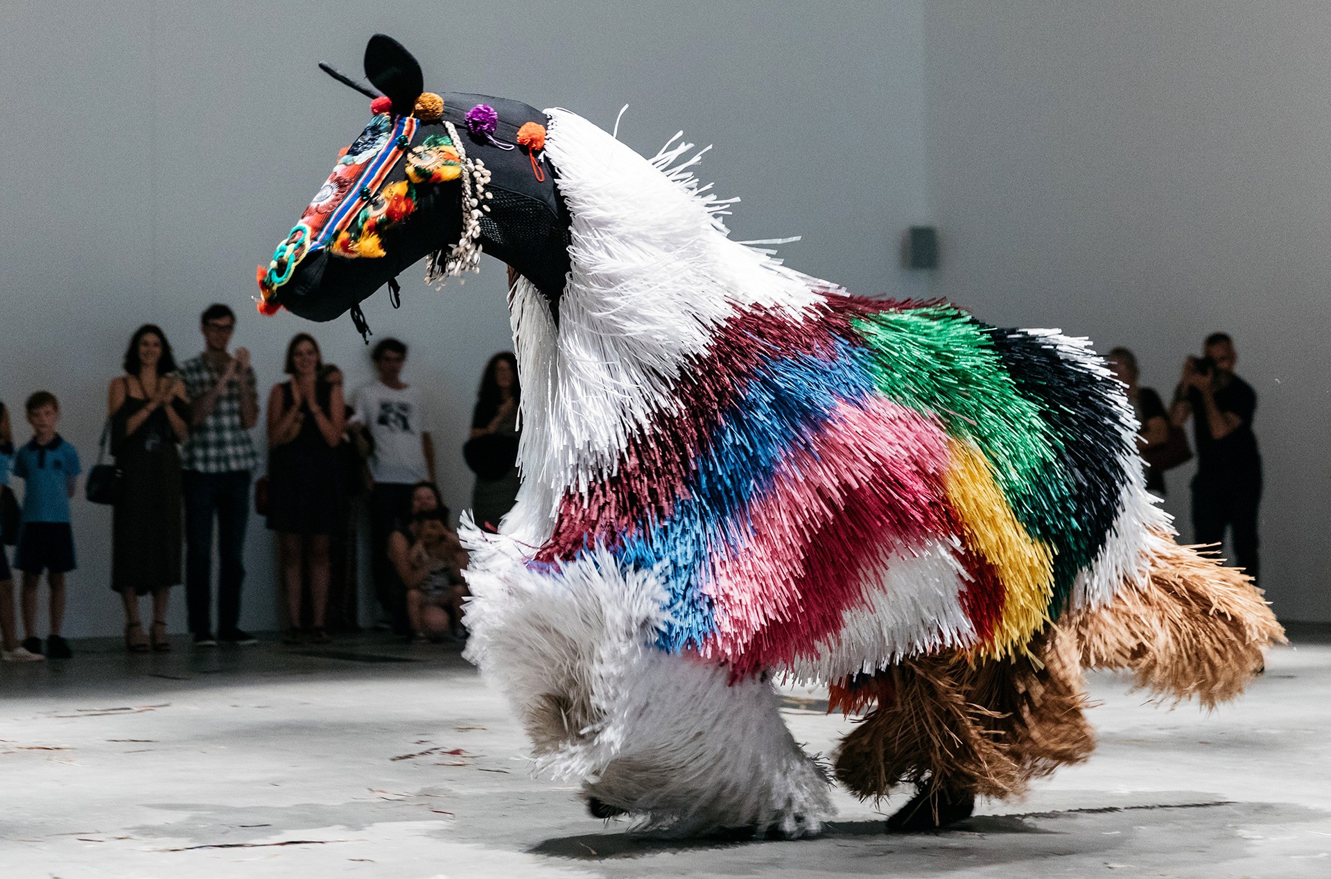 Sculptural soundsuits camouflage the human form – QAGOMA Stories ...