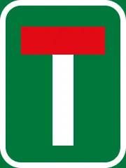 Dead End (Type 1) | K53 Learners App