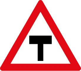 T-Junction Sign: Meaning and Rules | K53 Learners App