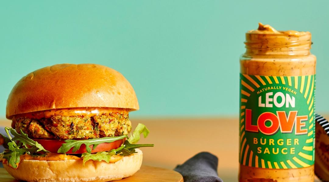 Fridge-Feast Veggie Burger - LEON