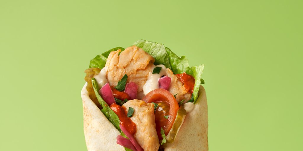 Vegan Harissa Chick*n Wrap - LEON