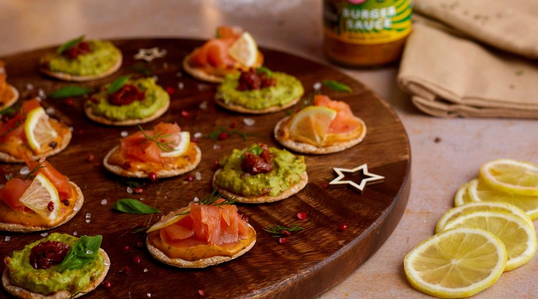 Burger Sauce Blinis - LEON