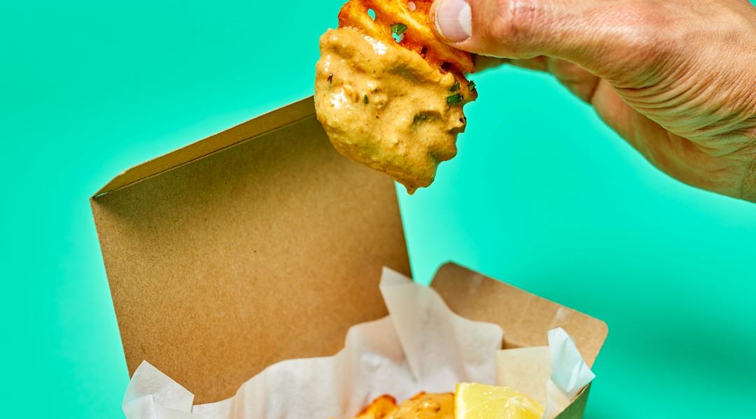 Satay Loaded Fries - LEON