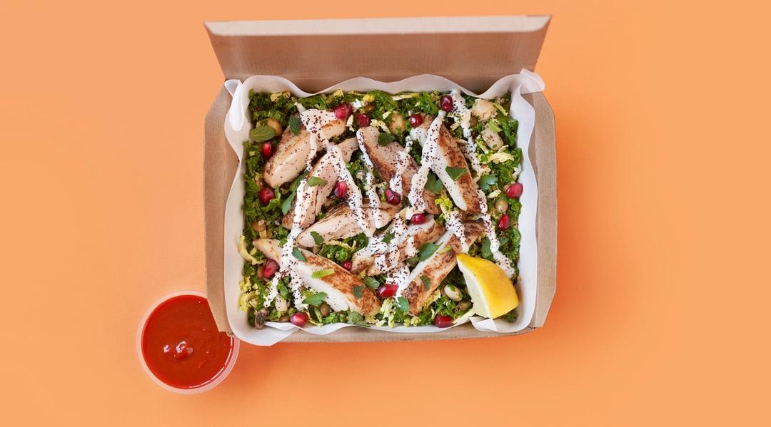 Greens & Grains Chilli Chicken Salad - LEON