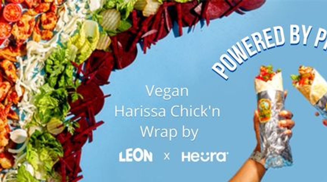 LEON x Heura Harissa Chick'n Wrap - LEON