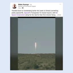 K2 Space | First Round