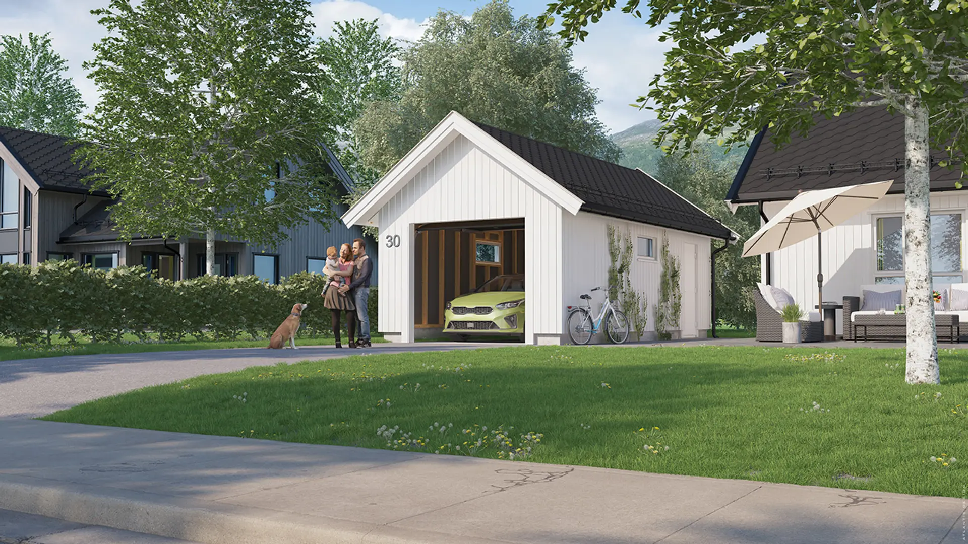 Ferdig garasje fra Saltdalsgarasjen | XL BYGG