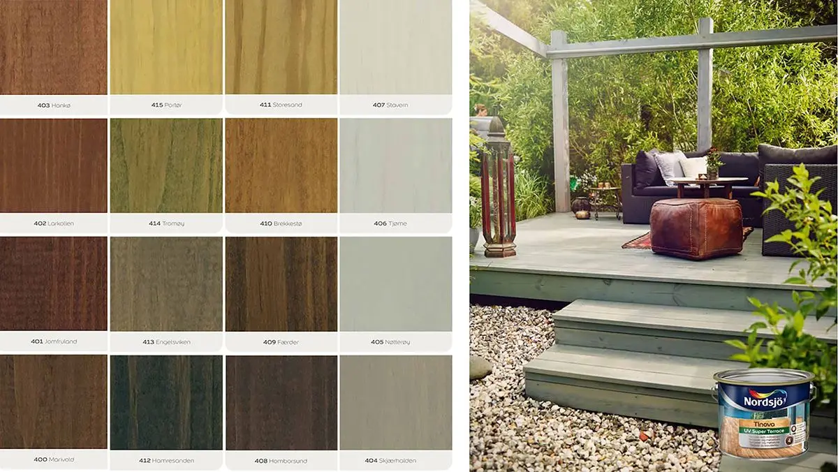 Terrassebeis: Dette er årets farger 2025 | XL BYGG