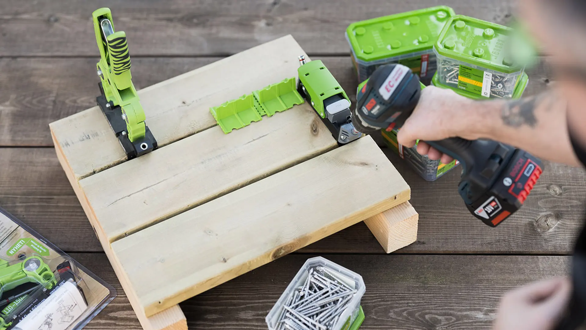 Skjult innfesting av terrassebord | XL BYGG