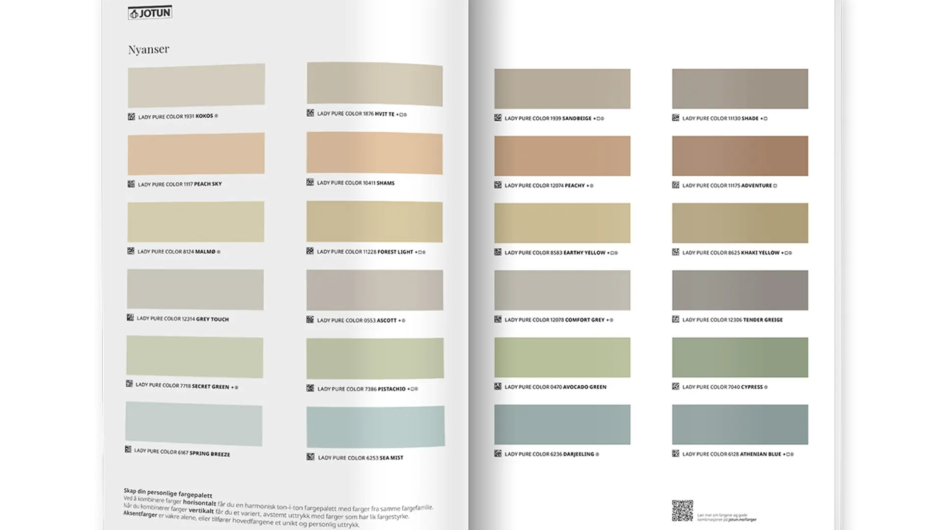 Sesongens fargekart for maling inne | XL BYGG