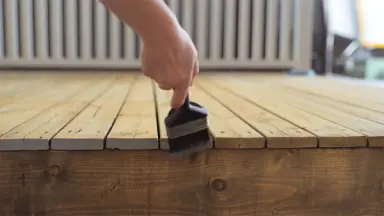 Slipe terrasse for hånd eller med slipemaskin | XL BYGG