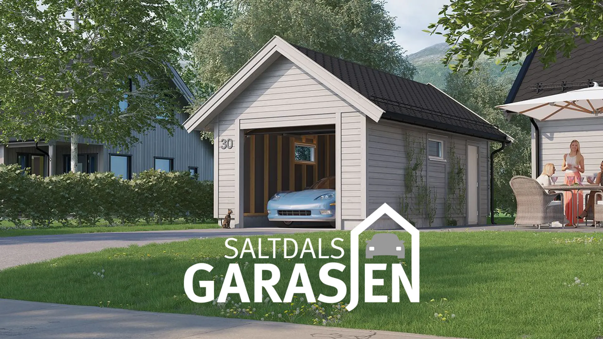 Ferdig garasje fra Saltdalsgarasjen | XL BYGG