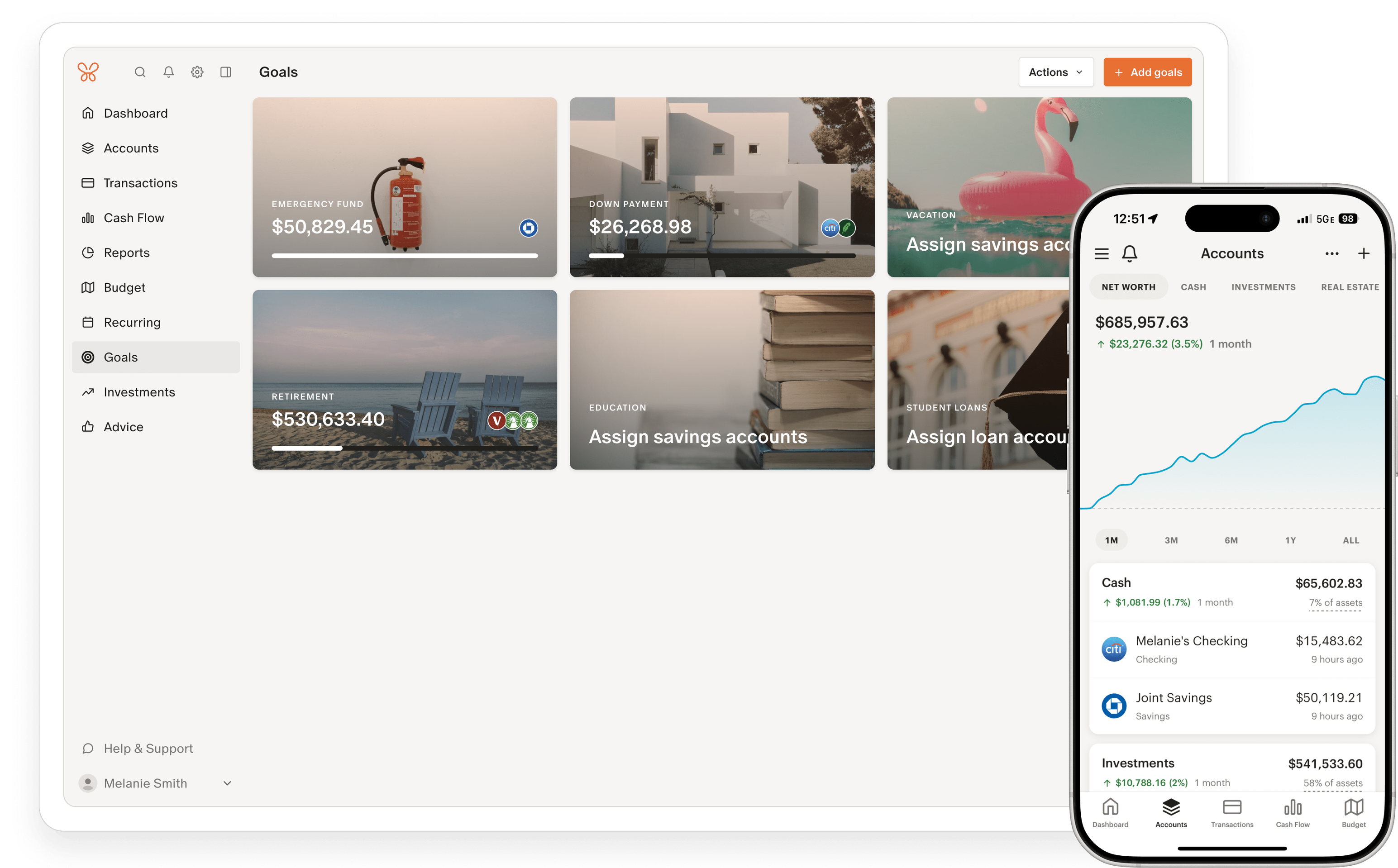 Financial Planning & Goal Tracking App | Monarch