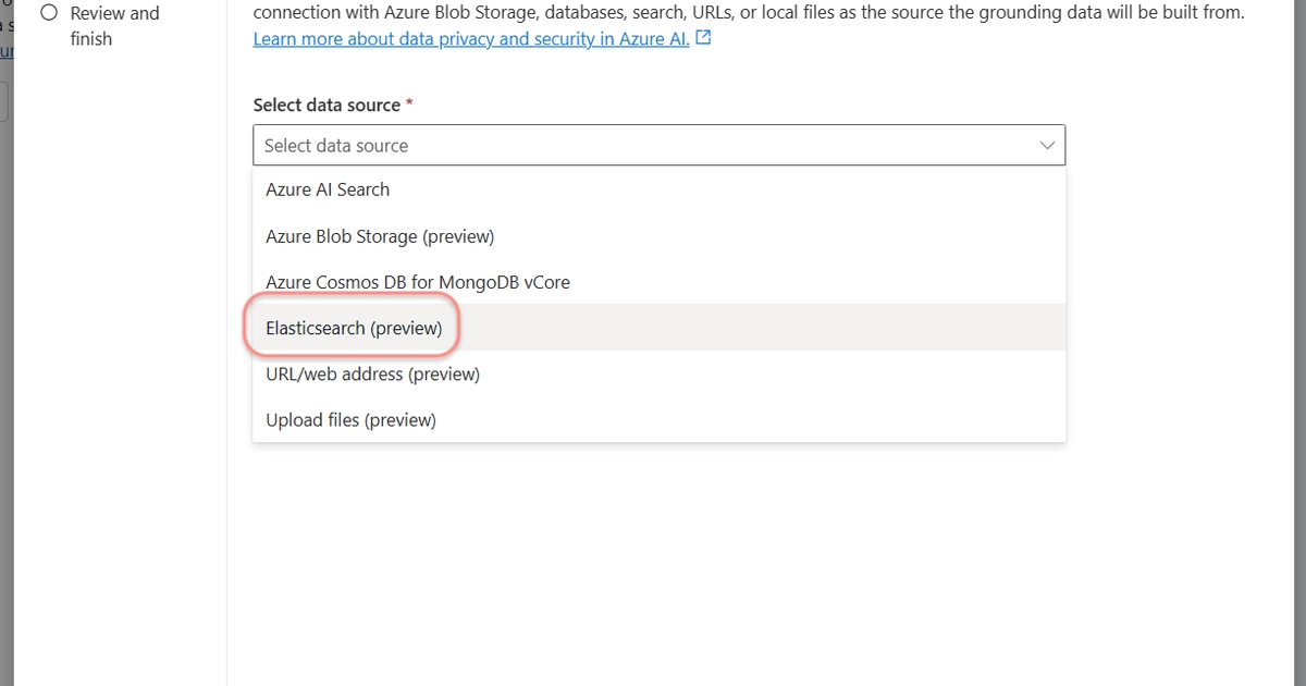 Introducing Elasticsearch vector database to Azure OpenAI Service On Your Data (preview ...
