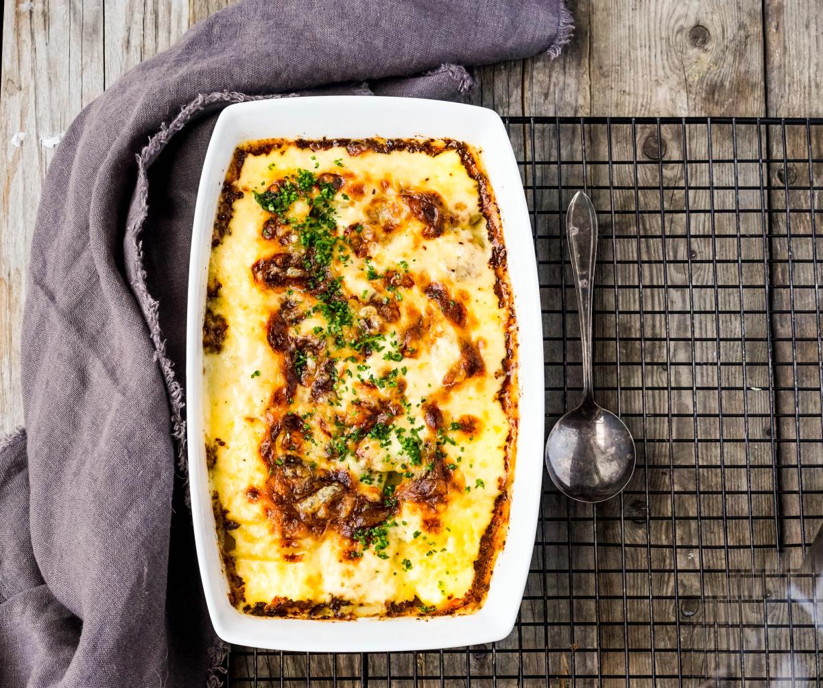 Fløtegratinerte poteter