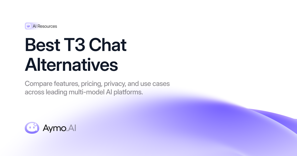 7+ Best T3 Chat Alternatives in 2026 | Aymo AI