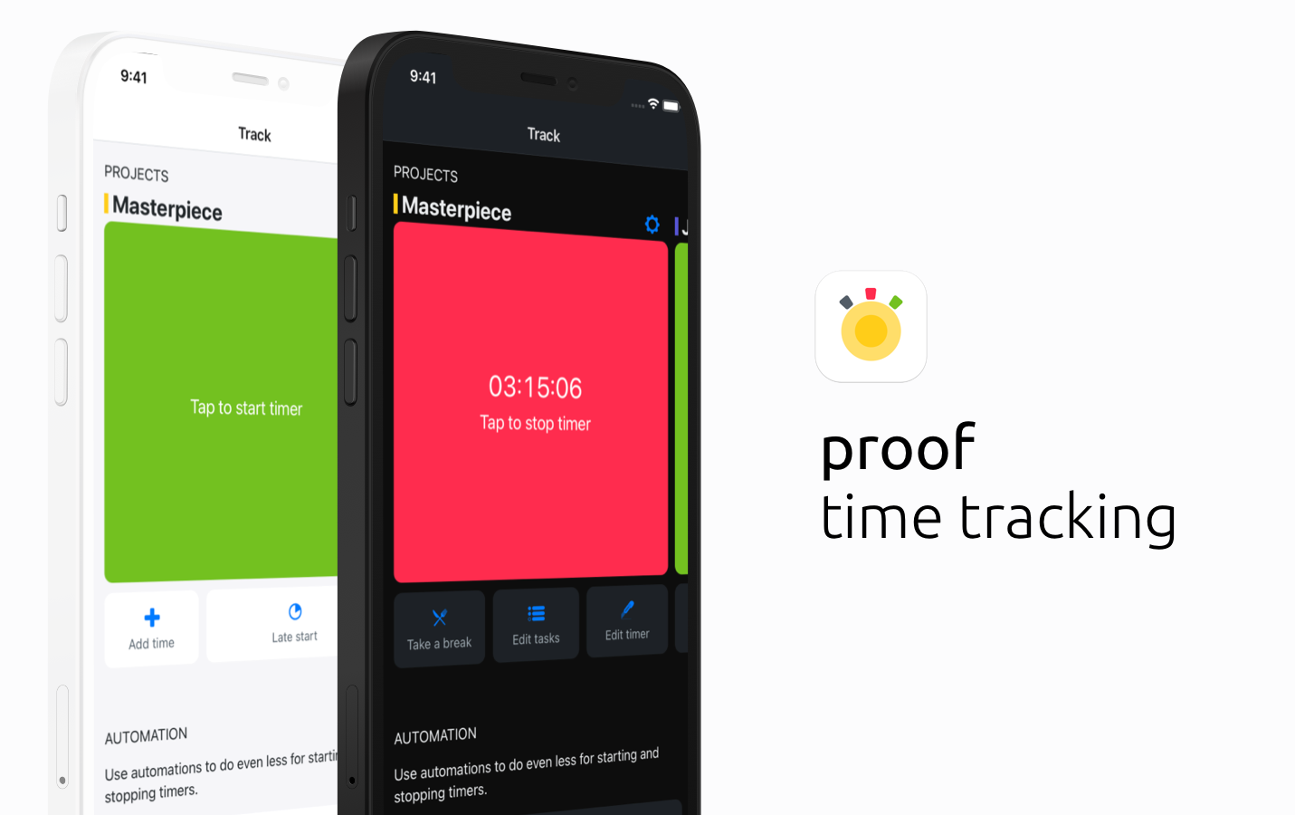 Time tracking for busy professionals | proof time tracking ...