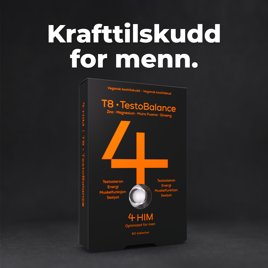 4HIM TestoBalance - Nordens mest populære testosterontilskudd!