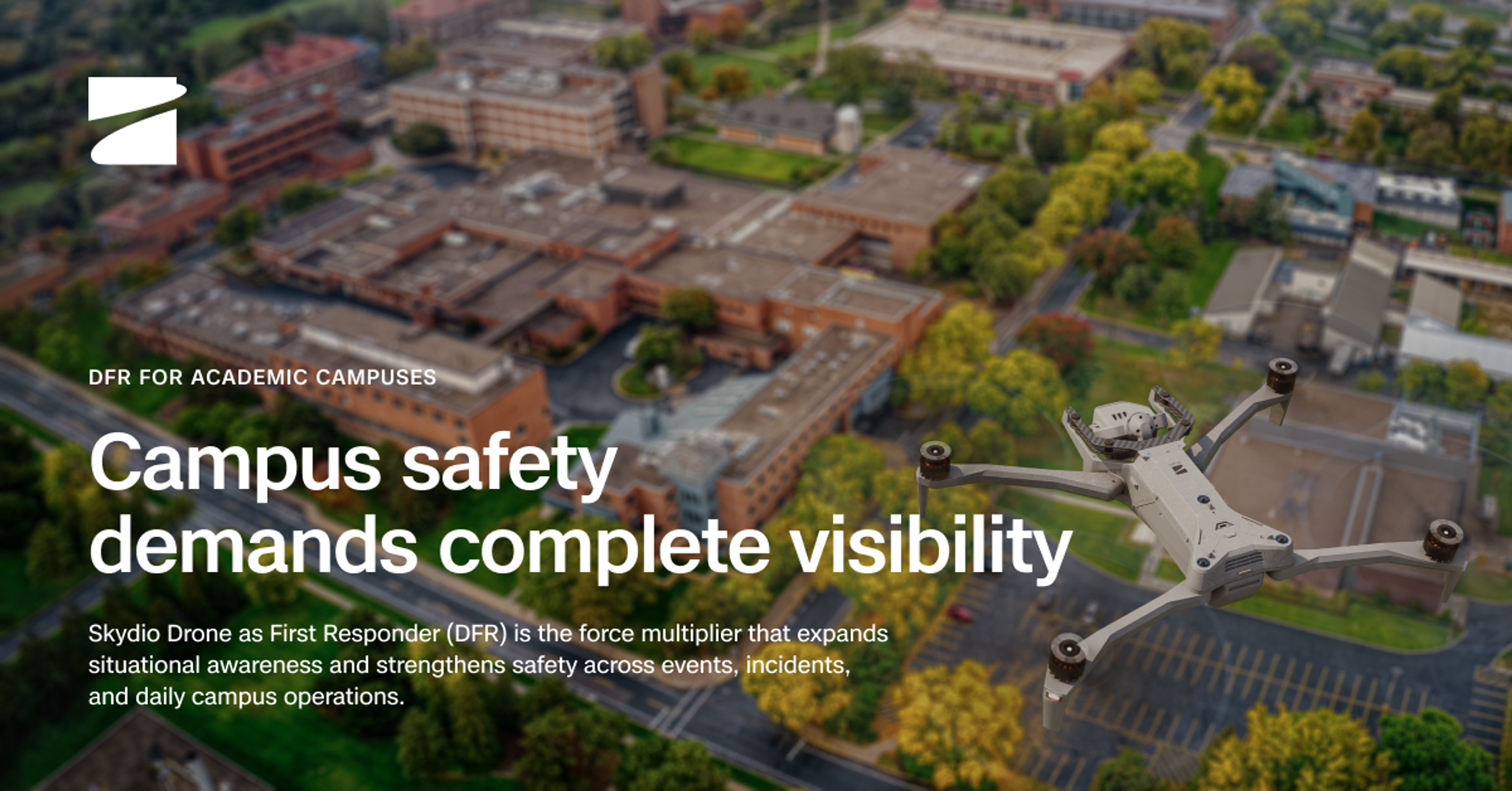 Campus Drone as First Responder (DFR) for Public Safety | Skydio