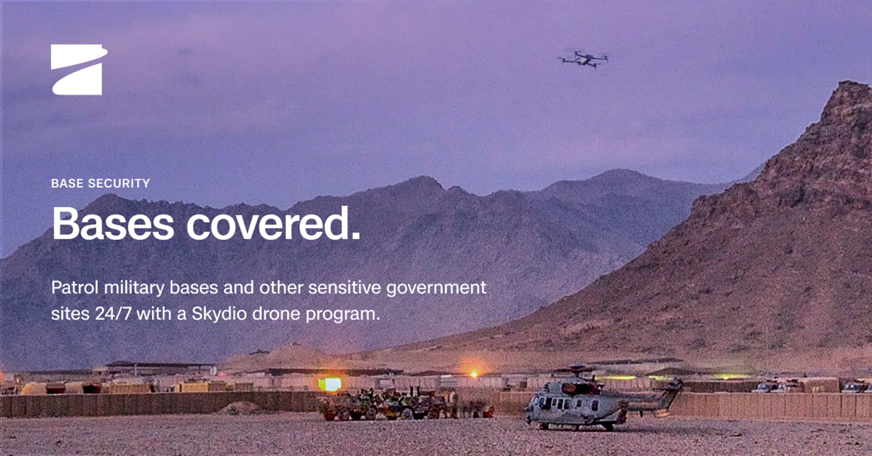 Base Defense - 24/7 Military Base Patrol with Skydio Drones | Skydio
