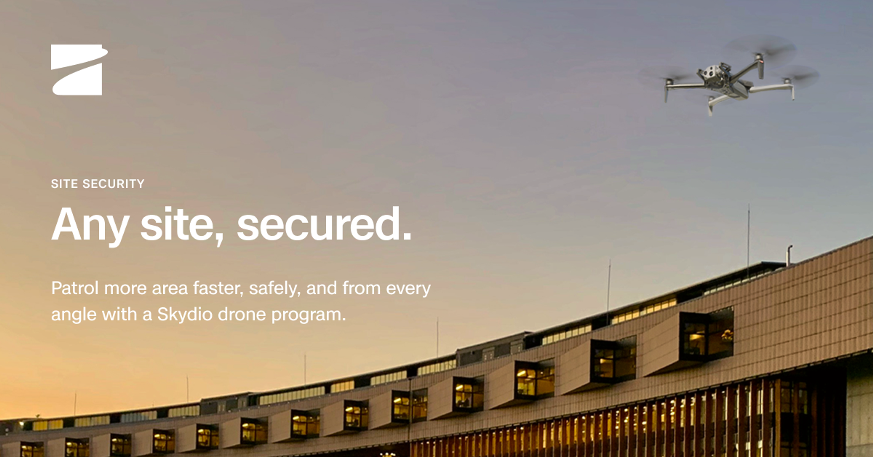 Advanced Site Security Drones - Protect with Skydio | Skydio