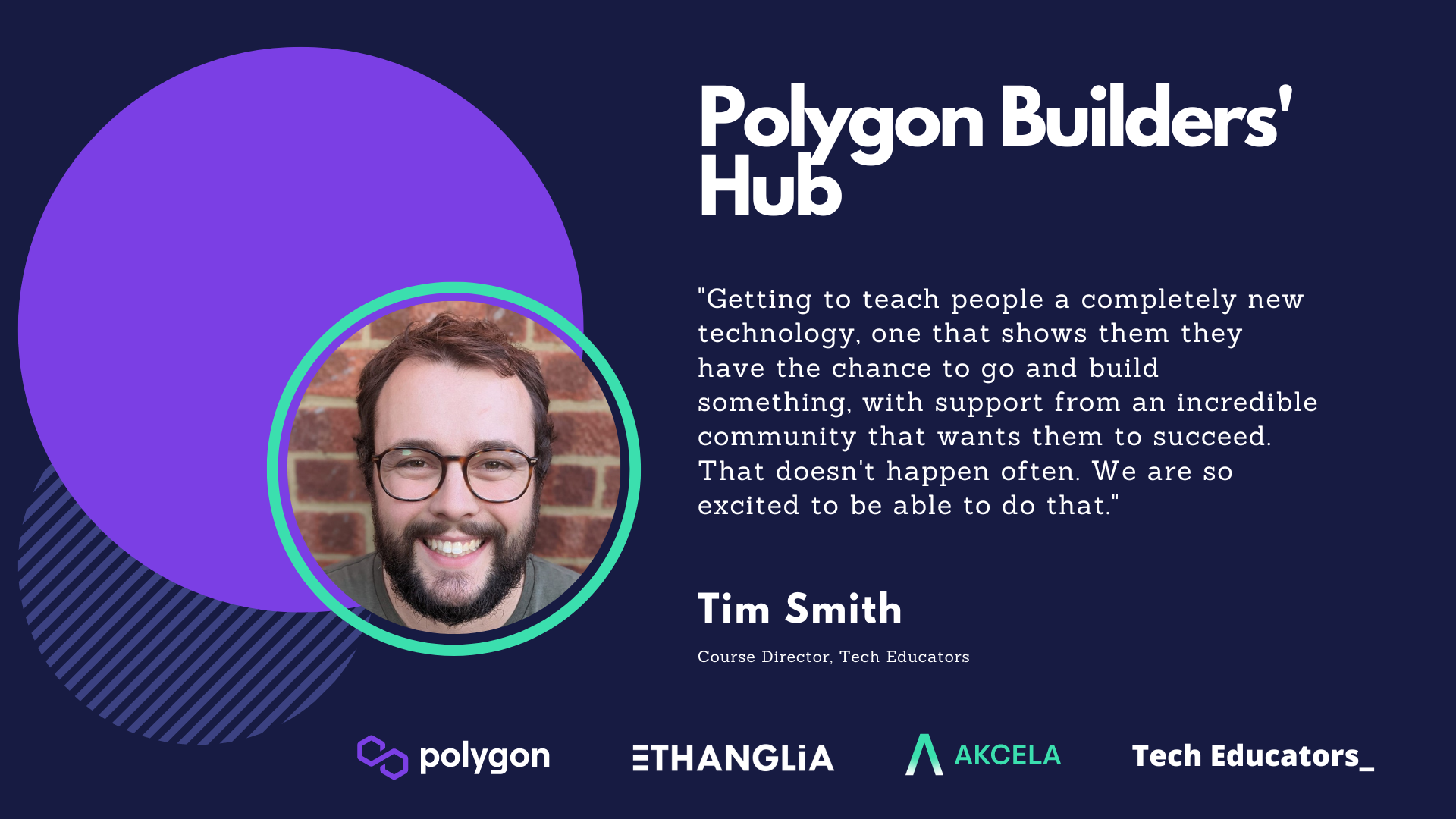 Tech Educators Launches Polygon Builders' Hub