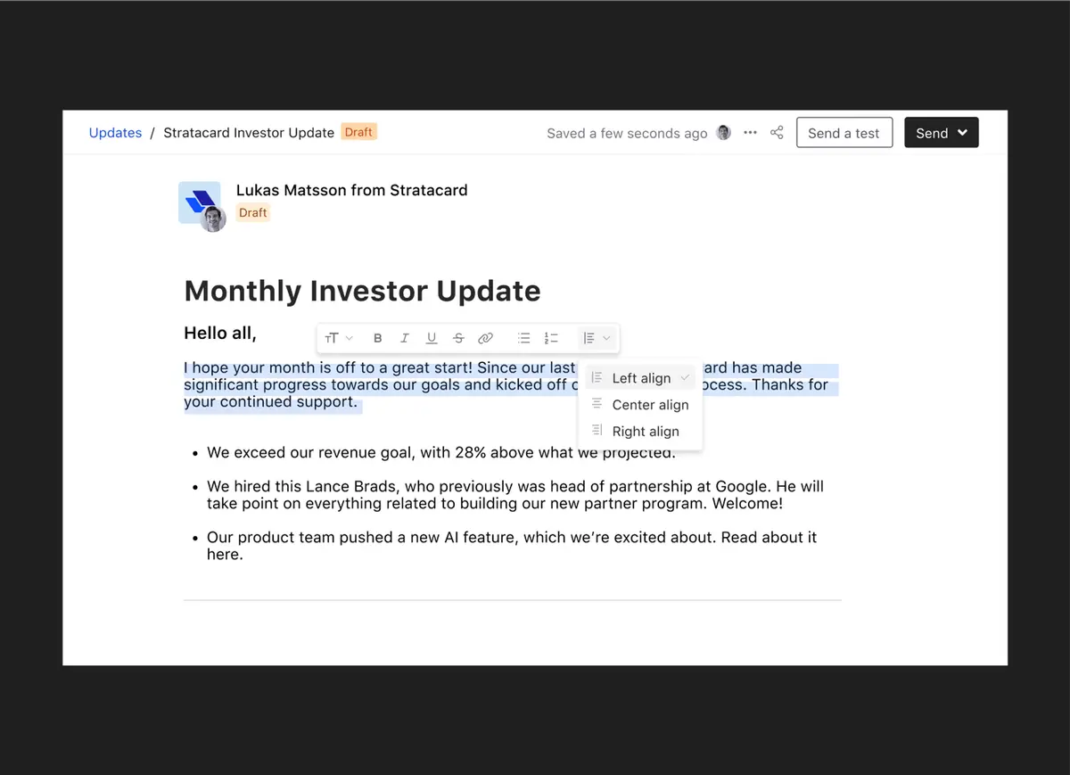 How to Further Customize Your Investor Updates - Visible.vc