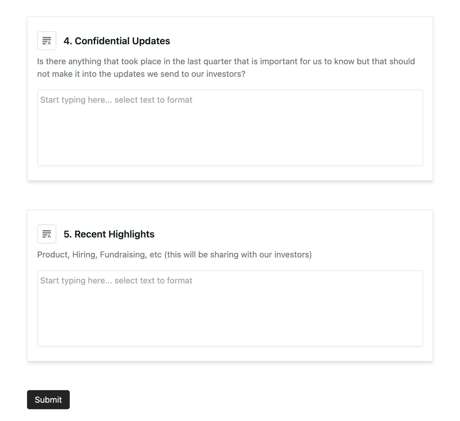 LP Reporting Templates for VCs - Visible.vc