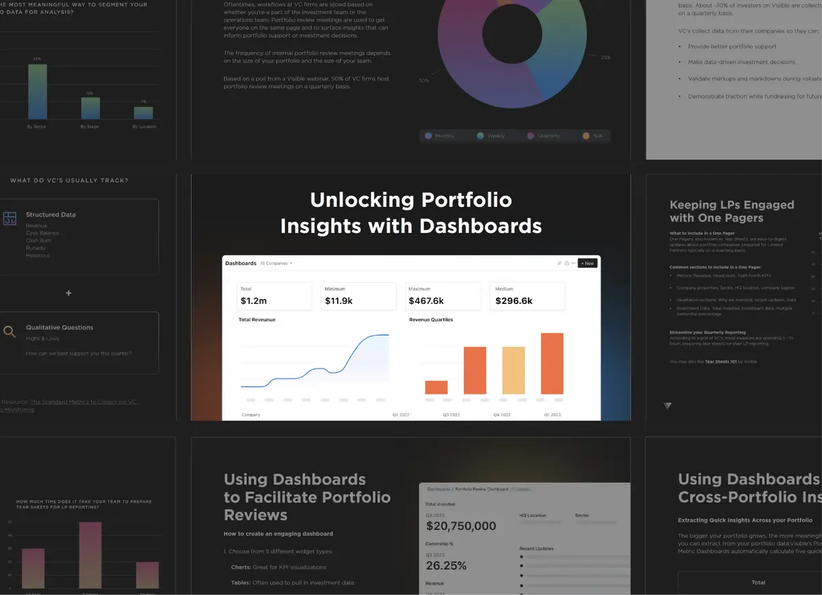 Unlocking Venture Capital Portfolio Insights with Dashboards - Visible.vc