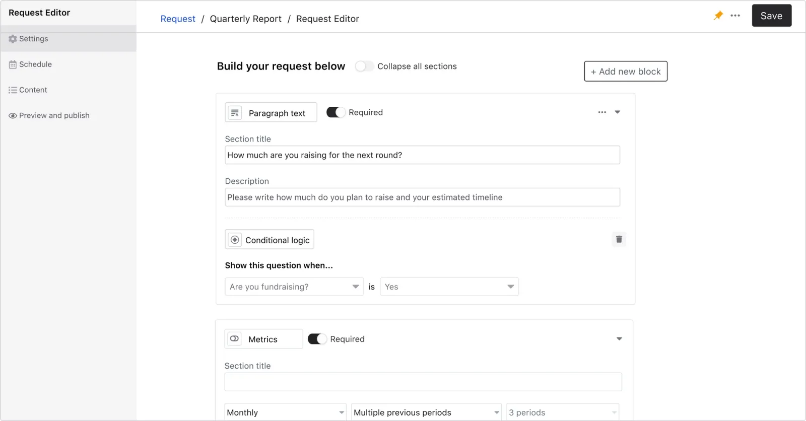 Product Update: Conditional blocks supported in Visible Requests ...