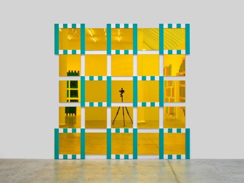The Colored Mirrors, situated works, low reliefs — BORTOLAMI